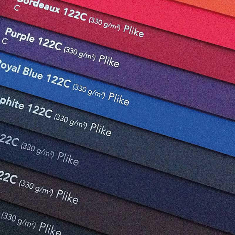 7 shades of Plike for luxe cards and cardboard